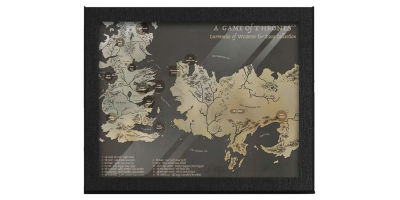 Trónok Harca -13 értékes fémből készült érem Westeros és Essos ...